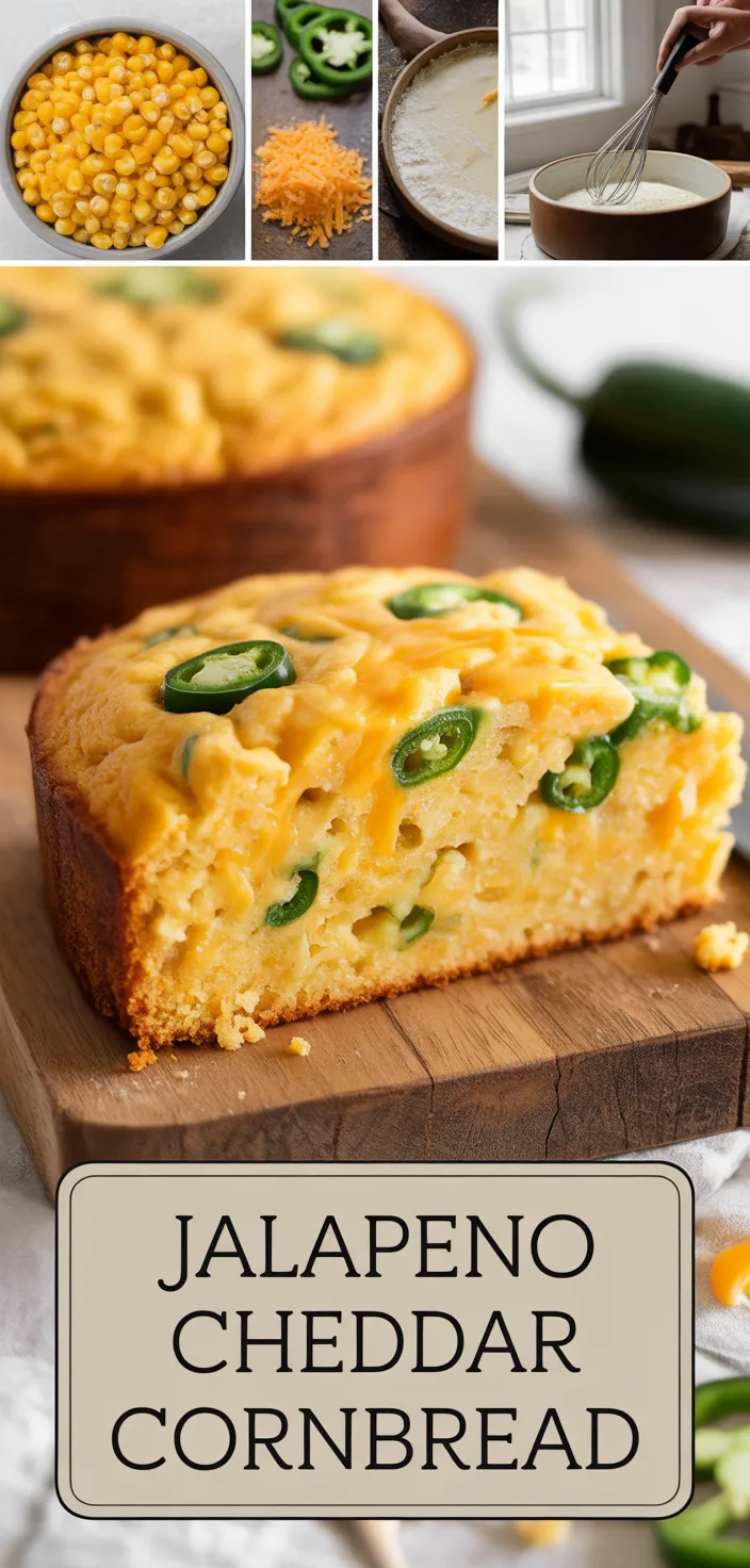 JALAPENO CHEDDAR CORNBREAD Recipe - Comfort tasty